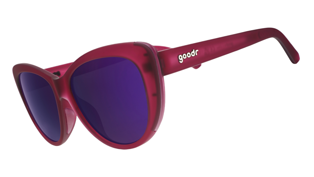Translucent Purple Sunglasses | Midnight Merlot Glow | goodr — goodr Canada