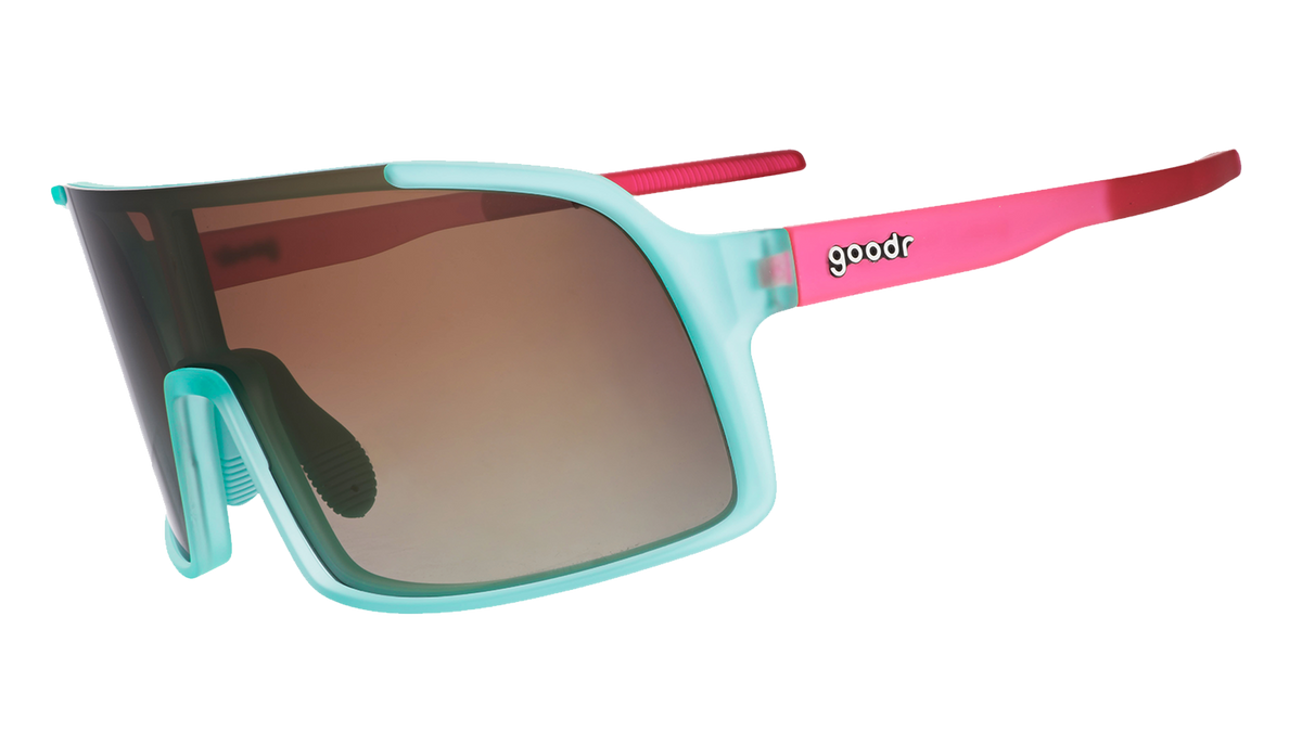 Teal and Pink Wrap Sunglasses | Speak of the Daredevil | goodr — goodr ...
