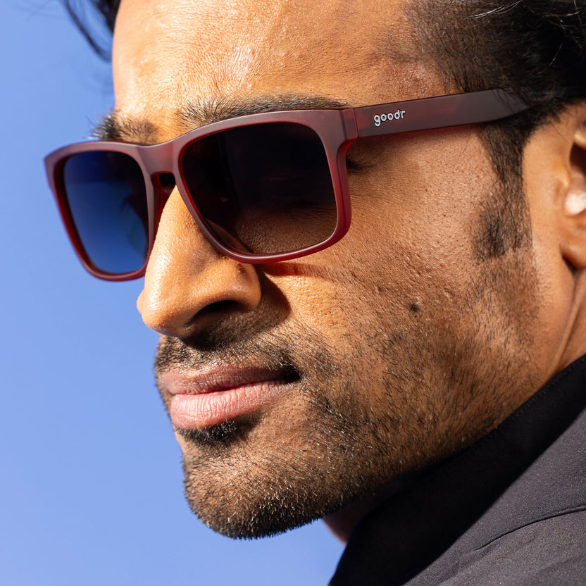 Dark Red Sunglasses | Blood Moon Barbecue | goodr — goodr Canada