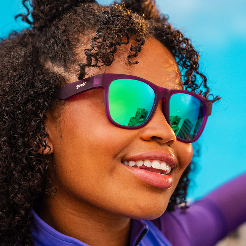 Large Purple & Green Sunglasses | BFG | goodr Canada